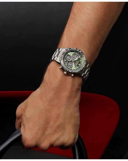 Citizen Promaster Eco Navihawk Chronograph Stainless Steel Bracelet ...