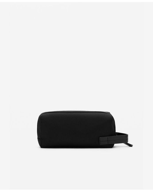 Mango Leather Details Toiletry Bag in White for Men | Lyst