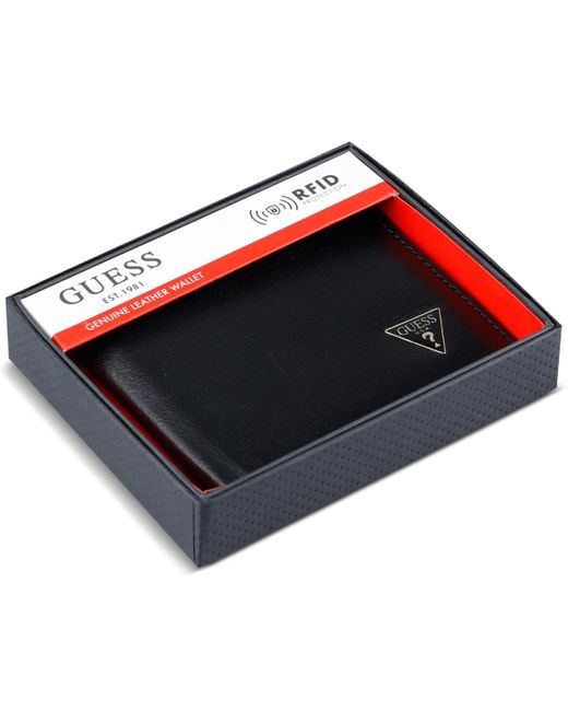 Guess Chavez Pocketmate Logo Wallet in Black for Men | Lyst