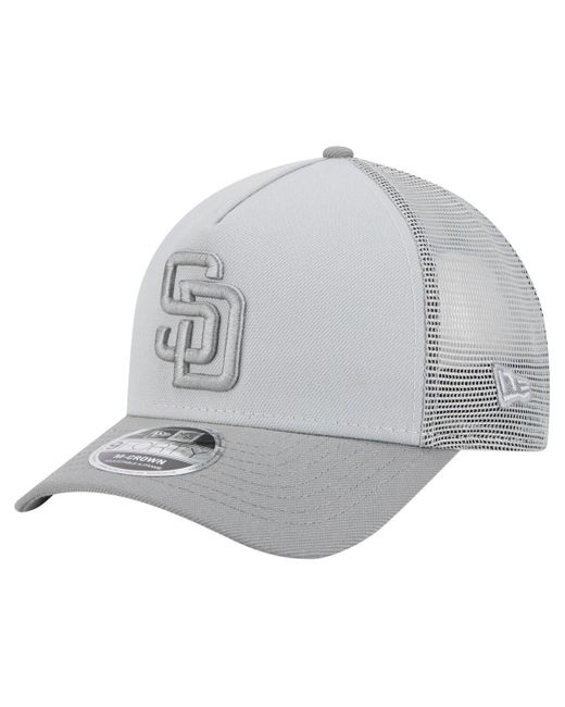 KTZ San Diego Padres Color Pack A-frame 9forty Trucker Adjustable Hat ...