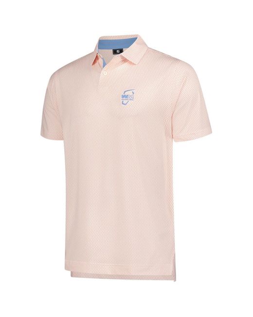 Footjoy 2025 Wm Phoenix Open Irongate Print Lisle Polo Shirt in Pink ...