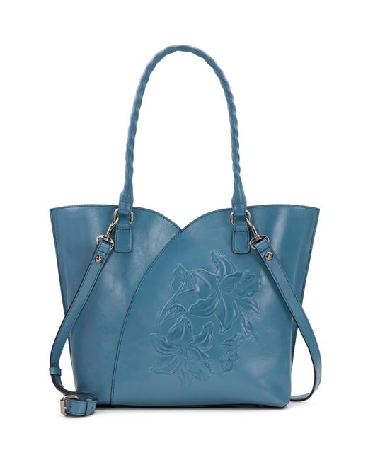 Patricia Nash Marion Extra Large Tote Bag in Blue | Lyst