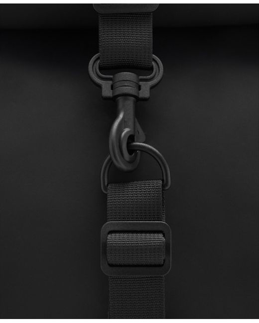 Mango Flap Closure Rubberized Backpack in Black for Men | Lyst
