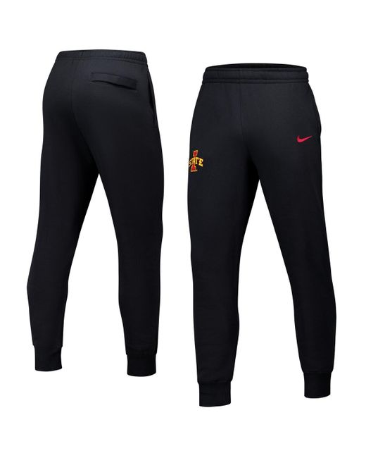 Nike Iowa State Cyclones Club Fleece Pants in Black for Men | Lyst