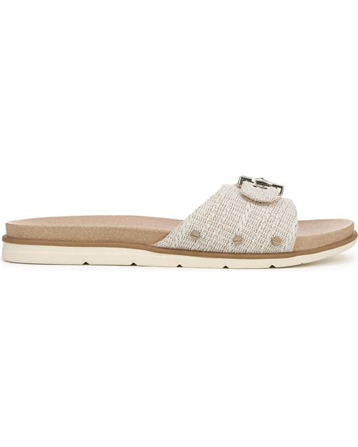 Dr. Scholls Nice Iconic Slide Sandals in White | Lyst