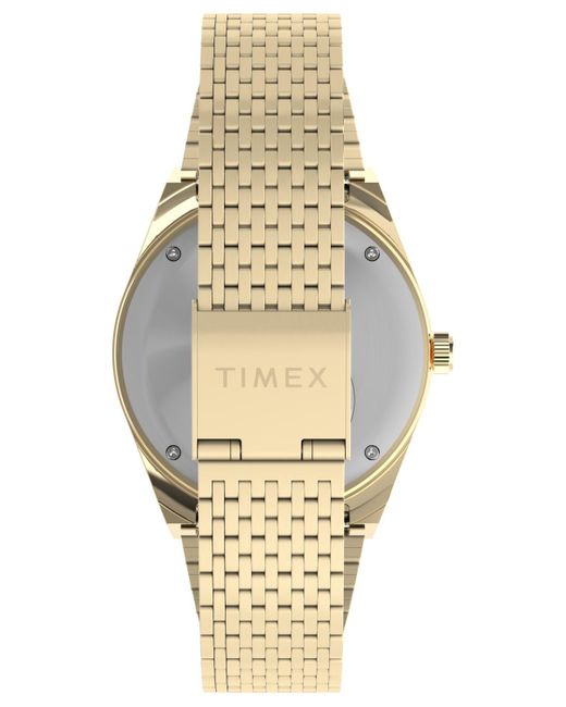 Timex Analog Gold-tone Stainless Steel Watch in Metallic for Men | Lyst