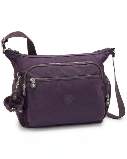 Kipling Gabbie Medium Crossbody Bag in Purple | Lyst