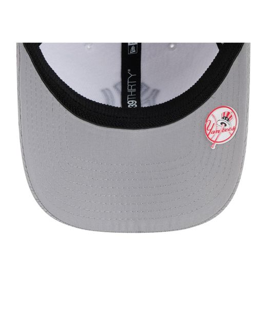 KTZ Navy/gray New York Yankees 2025 Mlb Clubhouse 39thirty Flex Hat in ...