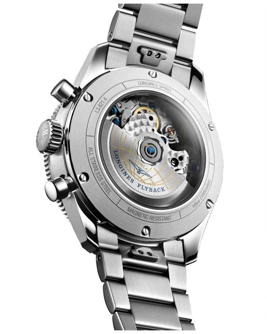 Longines Swiss Automatic Chronograph Spirit Flyback Stainless Steel ...