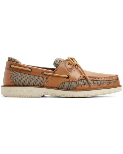Sperry Top-Sider Surveyor 2-eye Boat Shoe in Brown for Men | Lyst