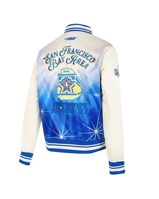 Pro Standard 2025 Nba All-star Game Satin Jacket in Blue | Lyst