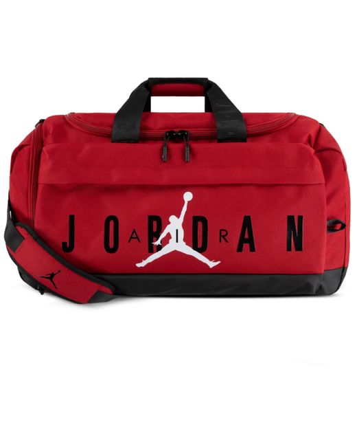 Nike Small Logo Duffle Bag in Red for Men | Lyst