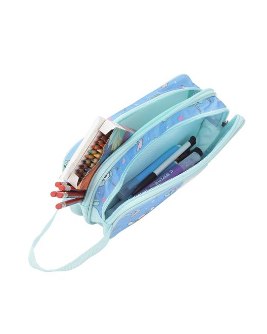 Disney 's Stitch Dual-compartment Utility Case With Webbing Pull Handle ...