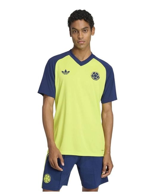 adidas Colombia National Team 2026 Pre-match Jersey in Green for Men | Lyst