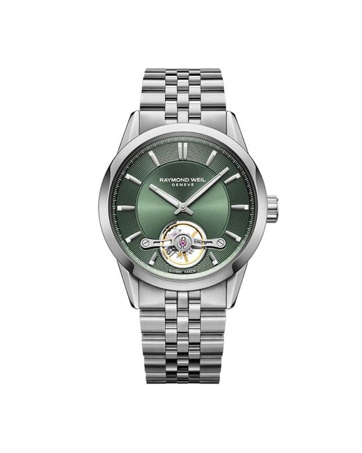 Raymond Weil Swiss Automatic Freelancer Stainless Steel Bracelet Watch ...