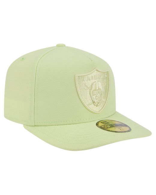 KTZ Las Vegas Raiders Color Pack A-frame 59fifty Fitted Hat in Green ...