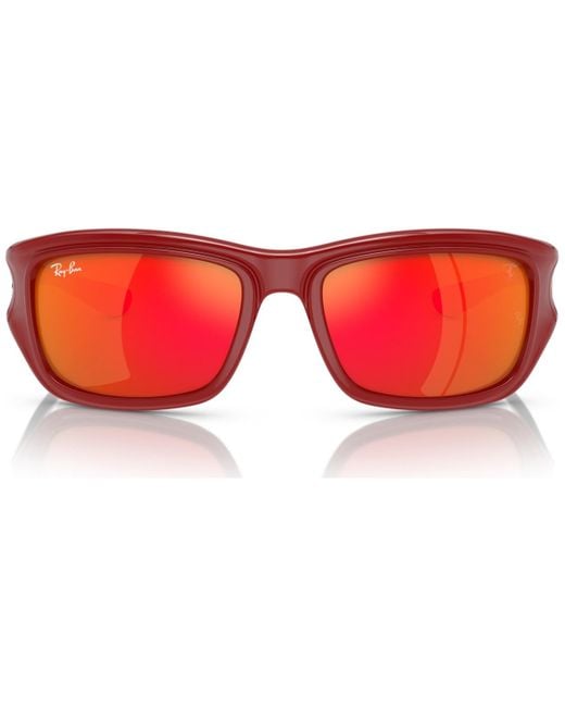 Ray-Ban Sunglasses in Red for Men | Lyst