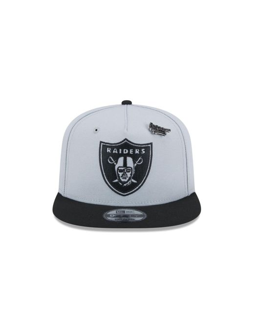 KTZ Gray Las Vegas Raiders 2024 Inspire Change A-frame 9fifty Snapback ...