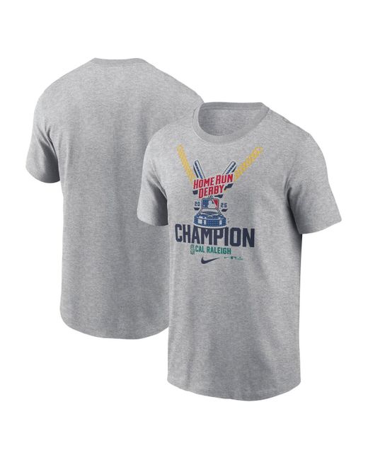Nike Cal Raleigh Seattle Mariners 2025 Home Run Derby T-shirt in Gray ...