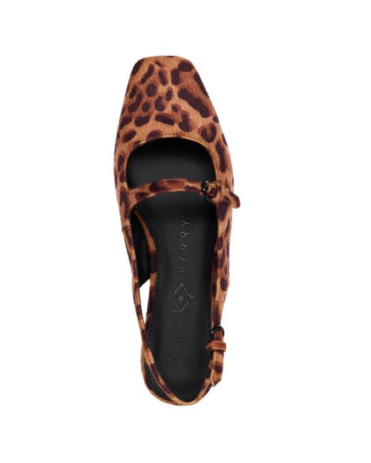 Katy Perry Evie Slingback Flats in Brown | Lyst