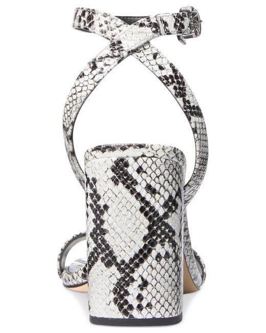 Michael Kors Michael Merriam Block-heel Sandals in Metallic | Lyst