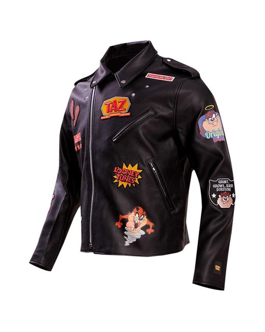 FREEZE MAX Looney Tunes Graphic Biker Full-zip Jacket in Black for Men ...
