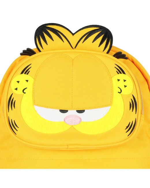 Garfield Backpack 3d Character Orange Tabby Cat School Book Bag in ...