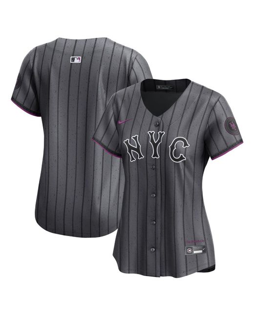 Nike New York Mets 2024 City Connect Limited Player Jersey in Gray | Lyst