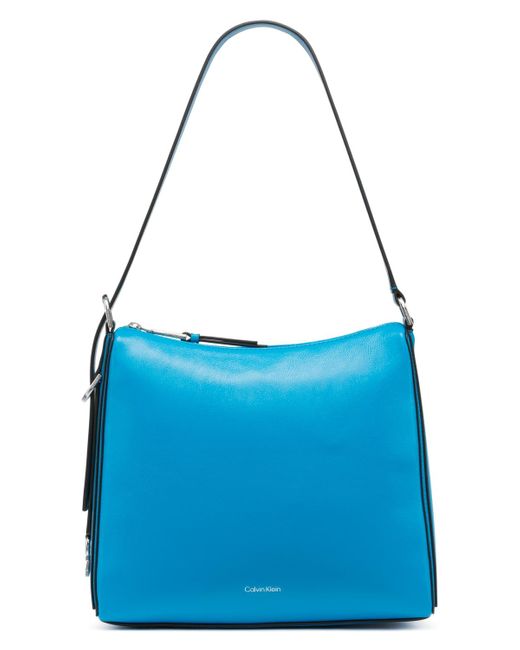 Calvin Klein Mandy Shoulder in Blue | Lyst