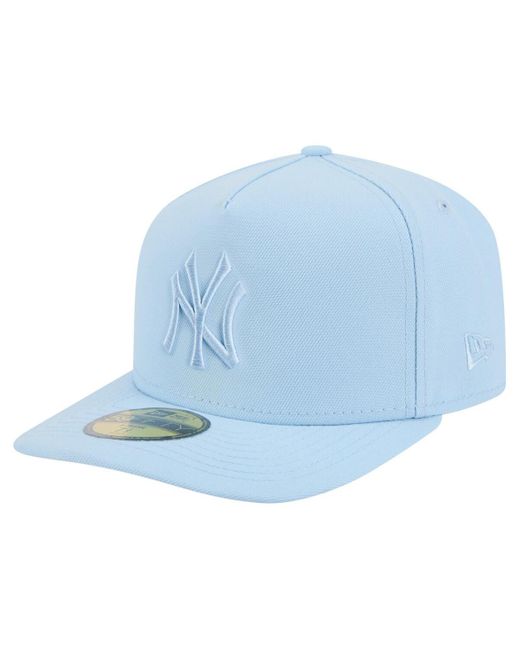 KTZ New York Yankees Color Pack A-frame 59fifty Fitted Hat in Blue for ...