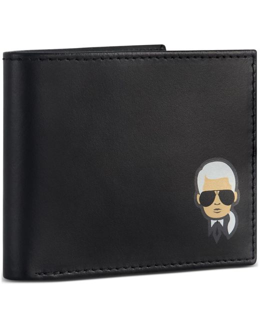 Karl Lagerfeld Karl Graphic Wallet in Black for Men | Lyst