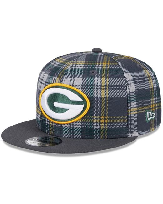 KTZ Gray Green Bay Packers 2024 Sideline Statement 9fifty Snapback Hat ...