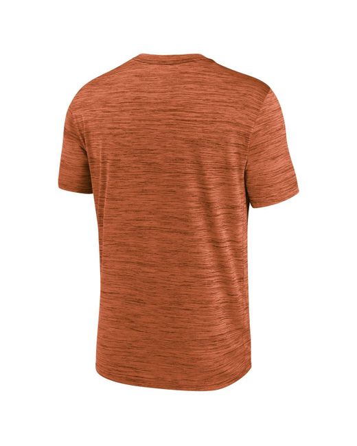 Nike Texas Longhorns Velocity Baseball Wordmark Stack Performance T ...