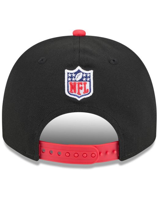 KTZ Black/red Kansas City Chiefs 2025 Nfl Draft A-frame 9fifty Snapback ...