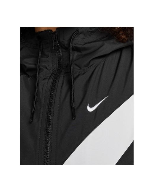 Nike Loose Uv Protection Full-zip Logo Jacket in Black | Lyst