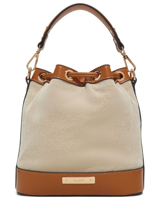ALDO Annalany Medium Bucket Bag in Natural | Lyst