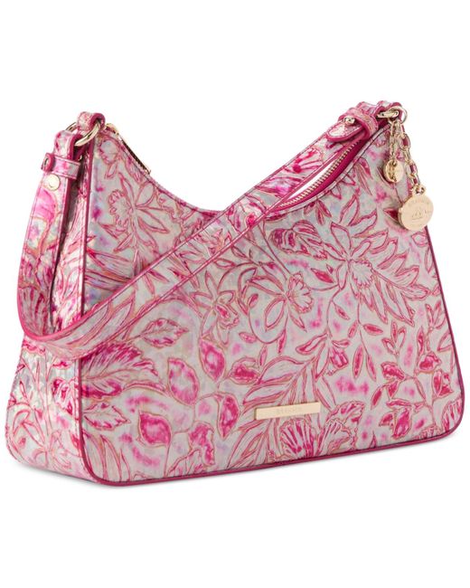 Brahmin Esme Lokelani Shoulder Bag in Pink | Lyst