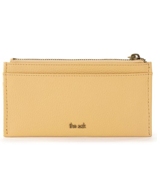 The Sak Neva Card Case Wallet in Natural | Lyst