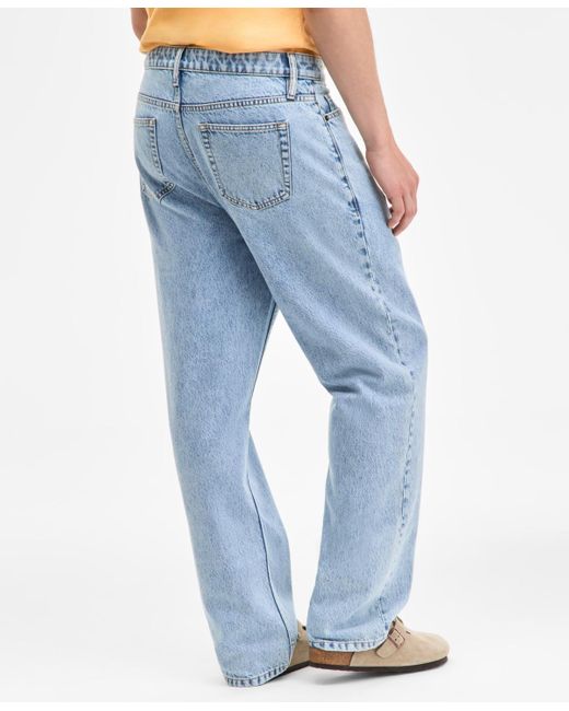 Sun & Stone Sun + Stone baggy Jeans in Blue for Men | Lyst