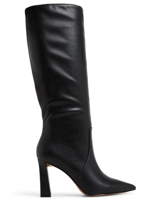 ALDO Nathalee Knee High Pointed Toe Boots in Black | Lyst