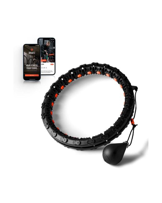 SQUATZ Detachable Smart Weighted Hola-hoop With 360-degree Auto ...
