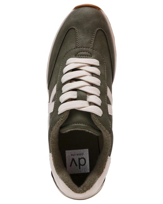 Dolce Vita Joque Sporty Retro Lace-up Sneakers in Green | Lyst