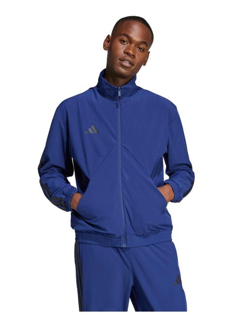 adidas House Of Woven Track Jacket in Blue for Men | Lyst