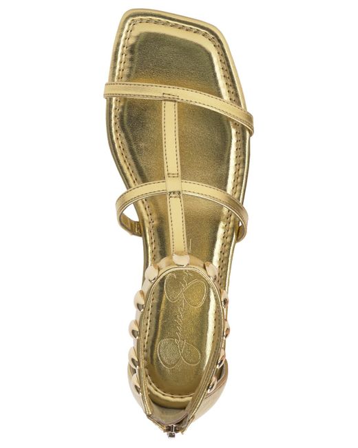 Jessica Simpson Elusta Studded Gladiator Sandals in Metallic | Lyst