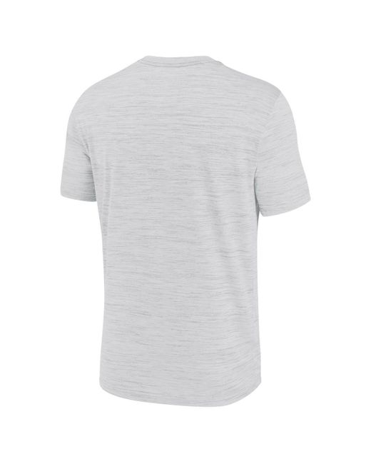 Nike White Tennessee Volunteers Campus Slant Velocity Performance T ...