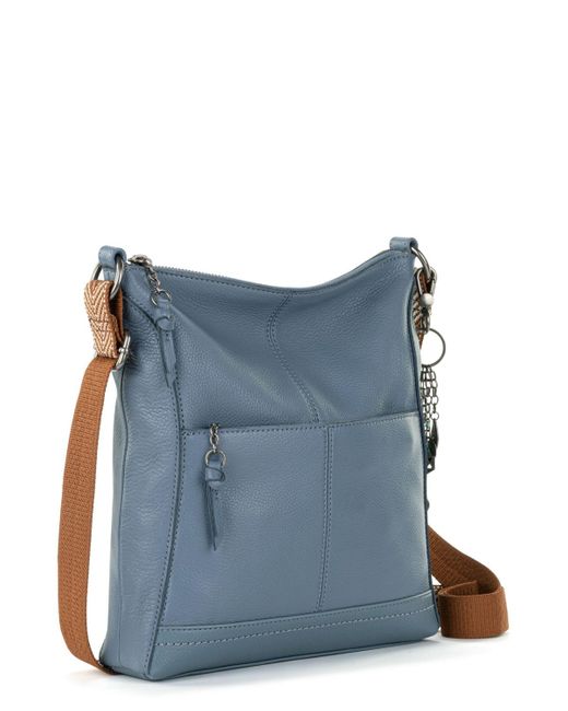 The Sak Lucia Leather Crossbody Bag in Blue | Lyst
