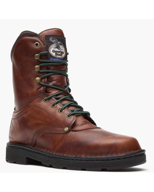 Georgia Boot Eagle Light Work Boot in Brown for Men | Lyst