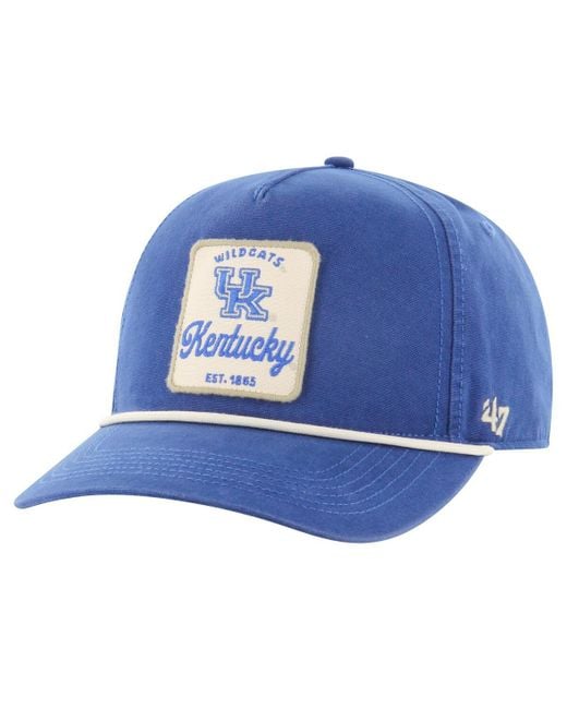 '47 Kentucky Wildcats Pitstop Hitch Rope Adjustable Hat in Blue for Men ...