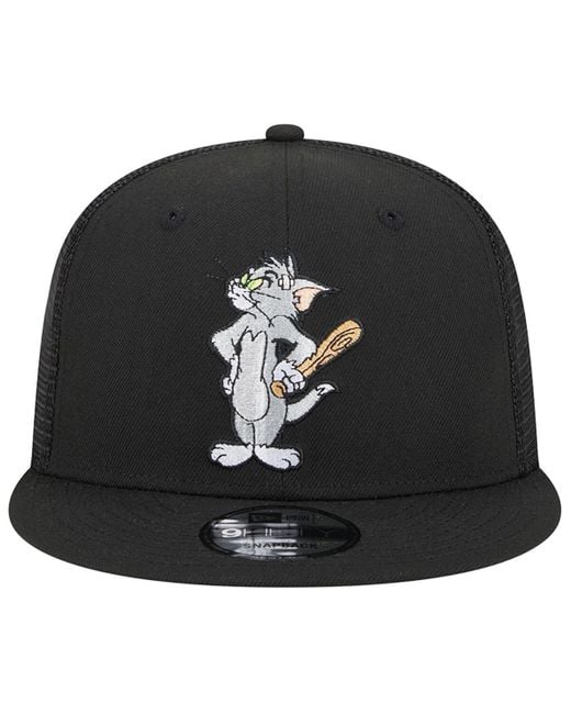 KTZ Tom And Jerry Tom Trucker 9fifty Snapback Hat in Black for Men | Lyst