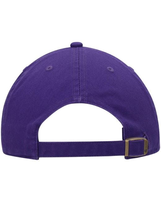 '47 Phoenix Suns Clean Up Wordmark Adjustable Hat in Purple for Men | Lyst